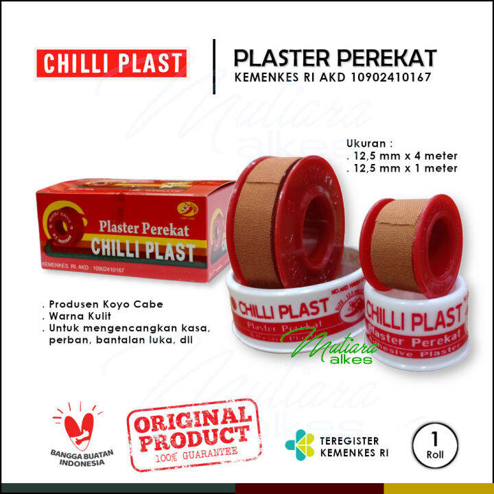 Chili Plast - Plester Perekat Rol - Plaster Chiliplast Kain Coklat ...