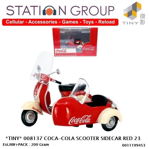TINY 008137 COCA-COLA SCOOTER SIDECAR - DIECAST | Lazada Indonesia