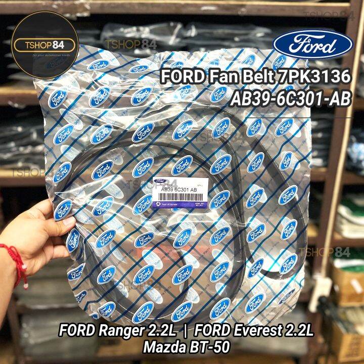 FORD Ranger Everest 2.2L Drive Belt Fan Belt AB396C301AB 7PK3136 ...