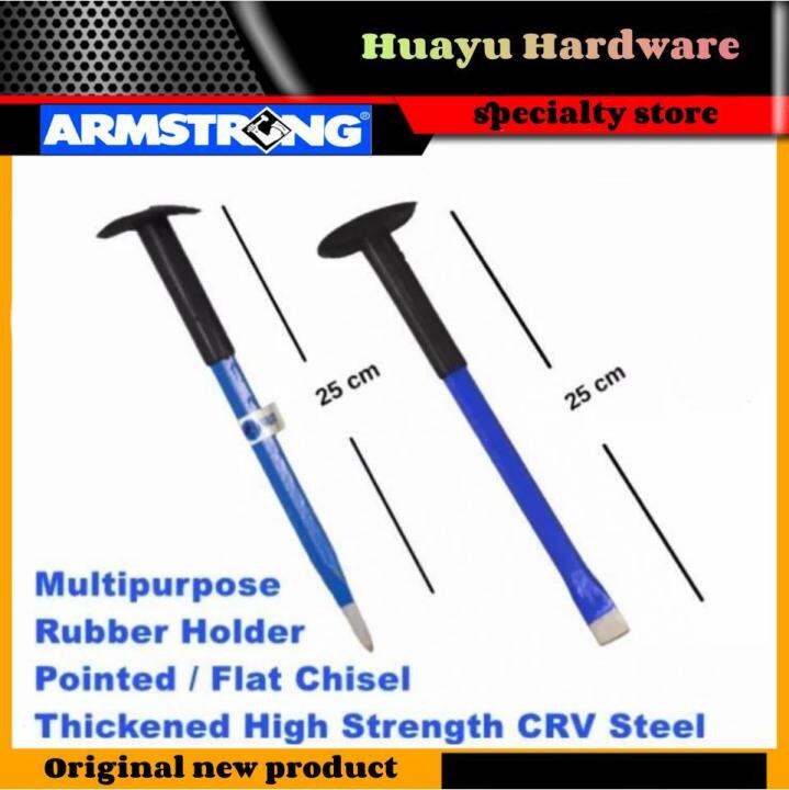 ARMSTRONG RUBBER HANDLE CHISEL | Lazada PH