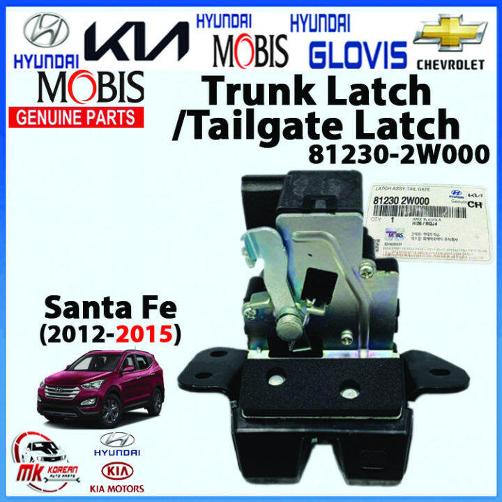 [GENUINE] Trunk Latch/Tailgate Latch for Santa Fe(2012-2015). 81230 ...