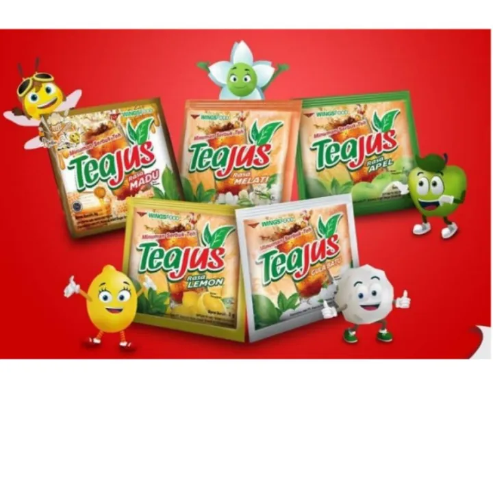 TeaJus / Tea Jus Minuman Serbuk Aneka rasa (1 Renceng isi 10 pcs ...