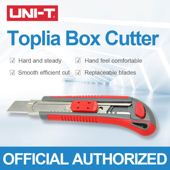 Uni T Box Cutter Utility Sliding Blade Cutter Cardboard Cutting ...