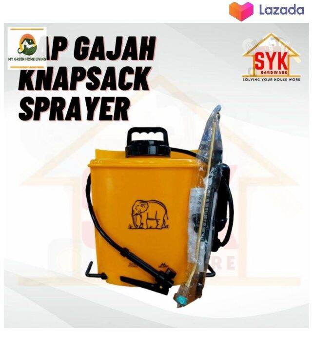 SYK Plastic Knapsack Sprayer 16 Liter GJ-16 - Manual Penyembur Racun ...