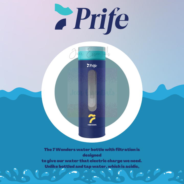 Prife Seven Wonders Water Bottle With Filtration | Lazada PH