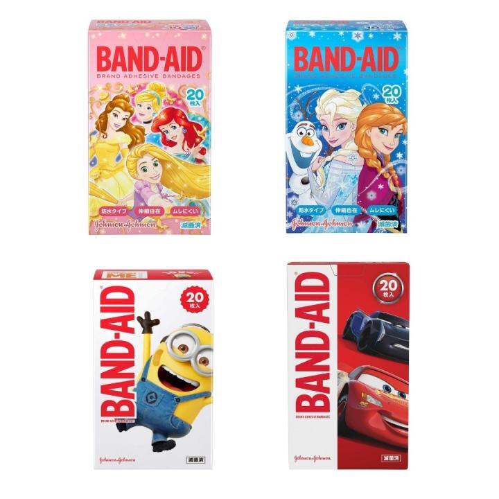 พลาสเตอร์ปิดแผล Band-Aid ลาย Frozen Princess Cars Minions เจ้าหญิง ...