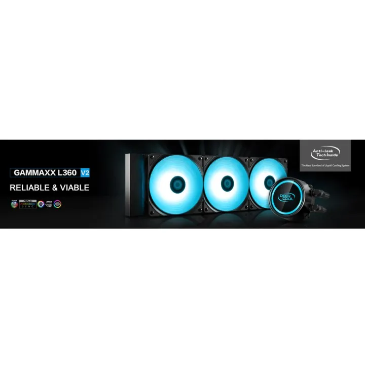 DEEPCOOL Gammaxx L360 V2 - with Anti Leak Technology (DP-H12RF-GL360V2C ...
