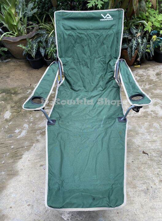 สินค้าพร้อมส่ง เก้าอี้แคมป์ปิ้ง เก้าอี้สนาม เก้าอี้เอนนอน VISION PEAKS ...
