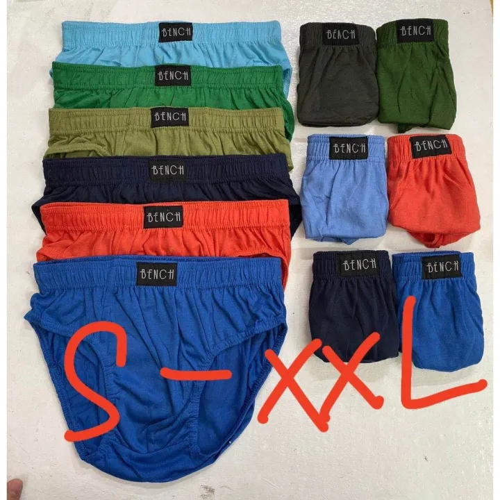NEW BENCH Mens Brief (inside garter) 12pcs/pack | Lazada PH