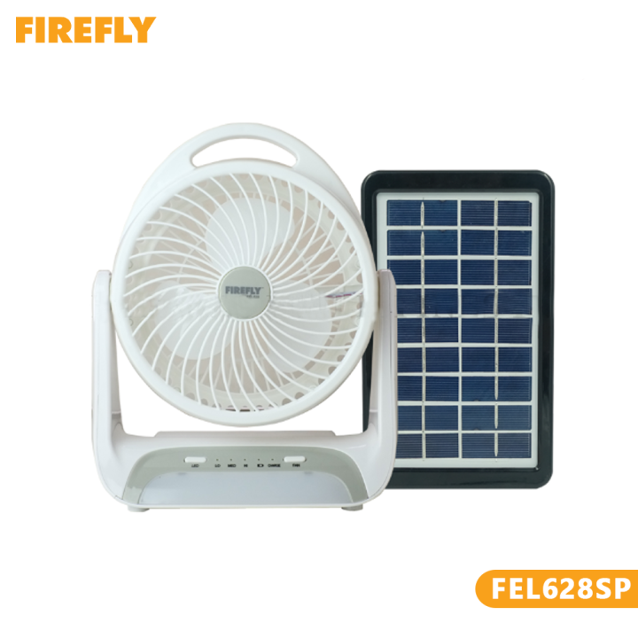 Rechargeable Electric Fan Table Desk Fan Dimmable Emergency Light with ...