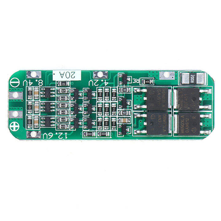 HITN แกง Ke 3S 20A Li-Ion แบตเตอรี่ลิเธียม18650ชาร์จ PCB BMS แผ่น ...