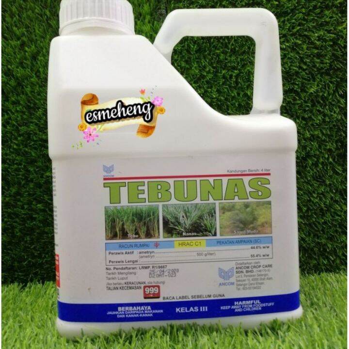 4L Ancom Tebunas - Ametry 44.6％ (Sama Vipax 550) - Racun Rumput Sambau ...