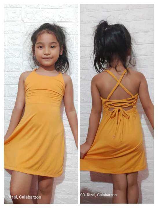 Sexy Backless Kids Dress (3 to 5 Yrs Old) | Lazada PH