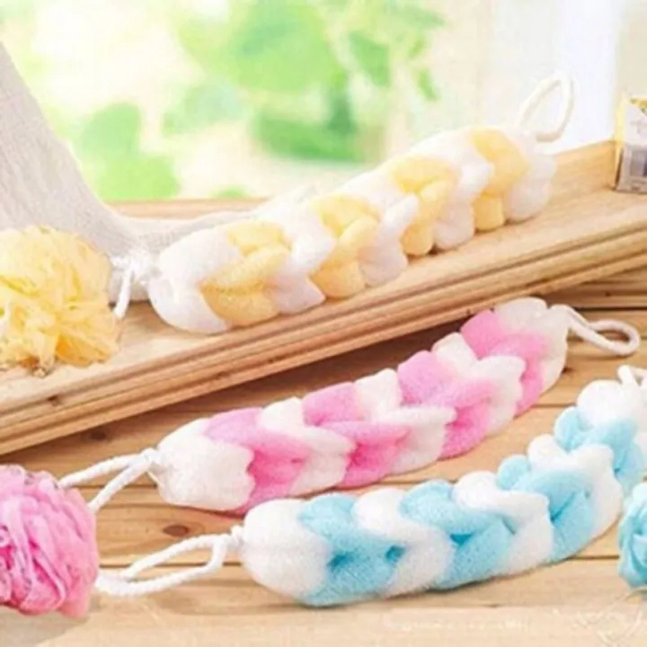 Cod Bath Sponge Loofah Lather Mesh Pouf Shower Puff Soft Body Wash