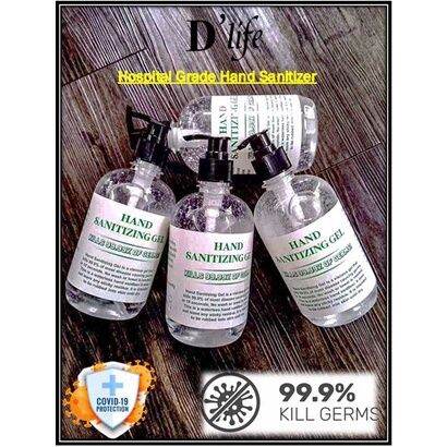 D'Life 500ml Hospital Grade Hand Sanitizer Gel With 75% Alcohol Germs ...