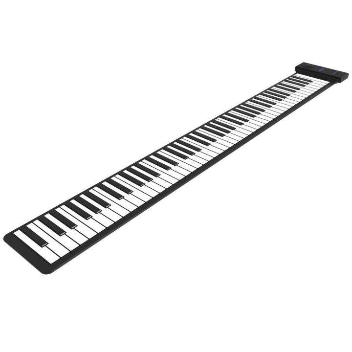 88 Key Piano Flexible Digital Roll Up Piano Keyboard Silicone Folding Electronic Keyboard Built ...