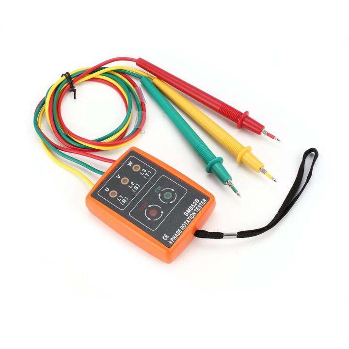 Phase Tester 3 Phase Rotation Tester Phase Indicator Detector LED ...