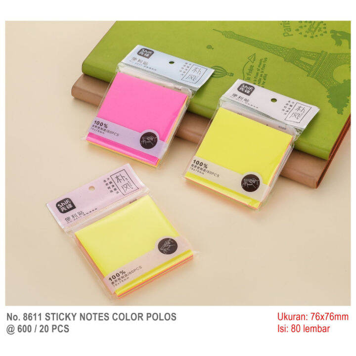 1 Pax Stick Note / Memo Sticky Note / SN - 8611 | Lazada Indonesia
