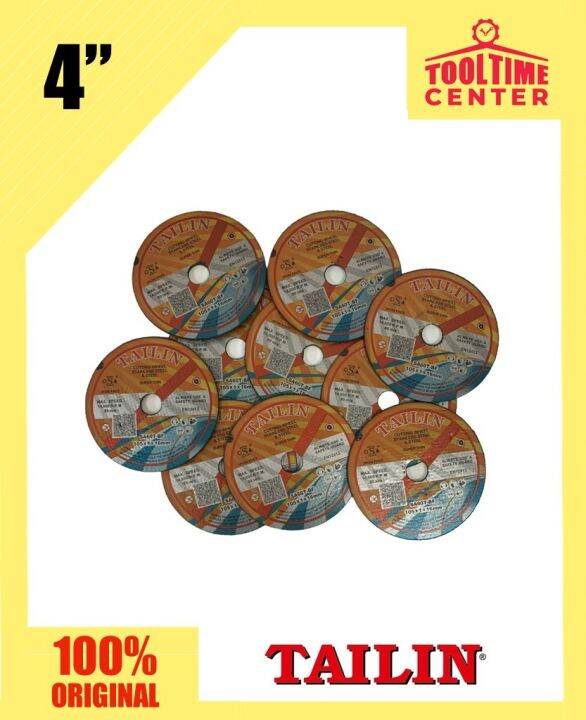Tailin Super Thin Cutting Disc 4 for Stainless Steel & Metal 10 pcs ...