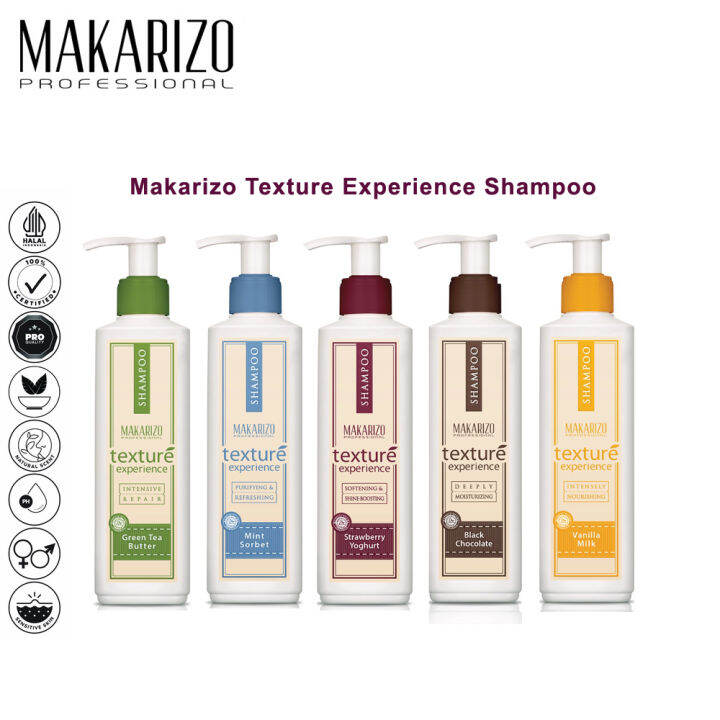 Makarizo Texture Experience Shampoo - 250ml | Lazada Indonesia