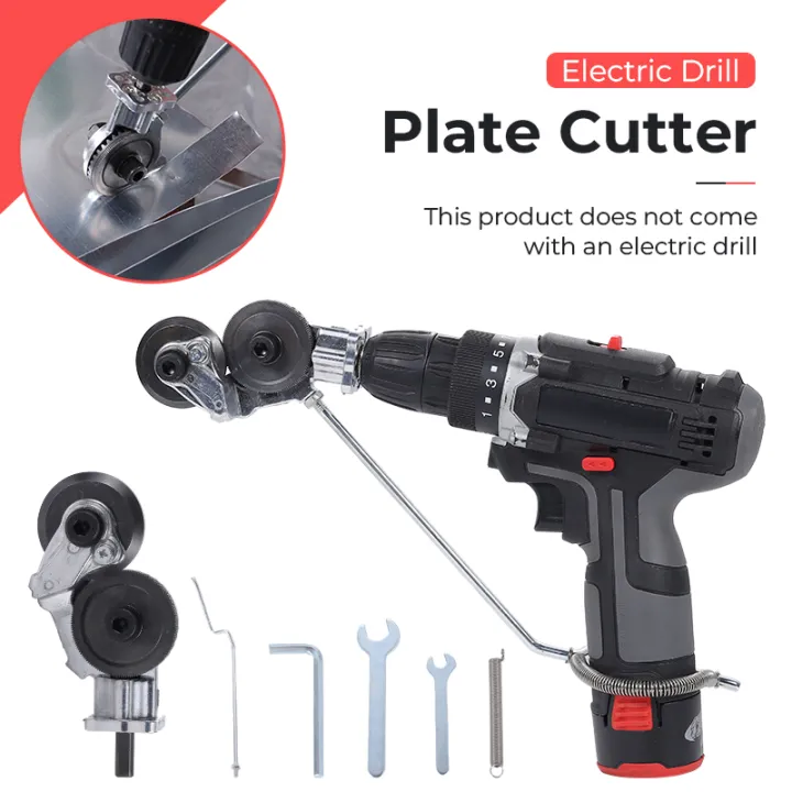 Electric Drill Plate Cutter Metal Sheet Cutter Tool Free Cutting Tool ...