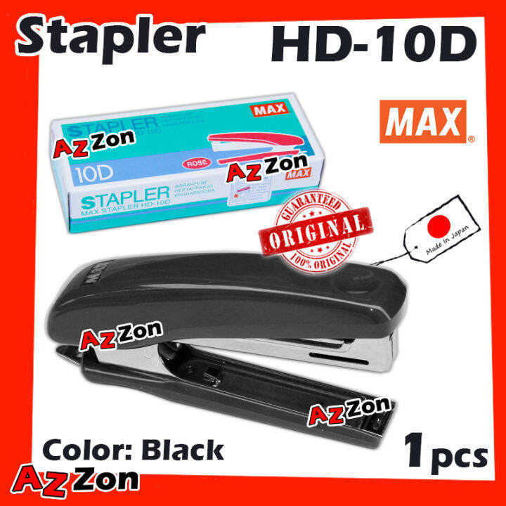 MAX HD-10D Stapler Use Staples No.10-1M 100% Original Genuine Max Product MADE IN JAPAN HD-10D ...