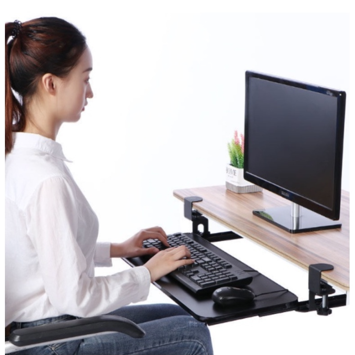 Computer Desktop Extension Board Punch-Free Keyboard Wristband Notebook ...