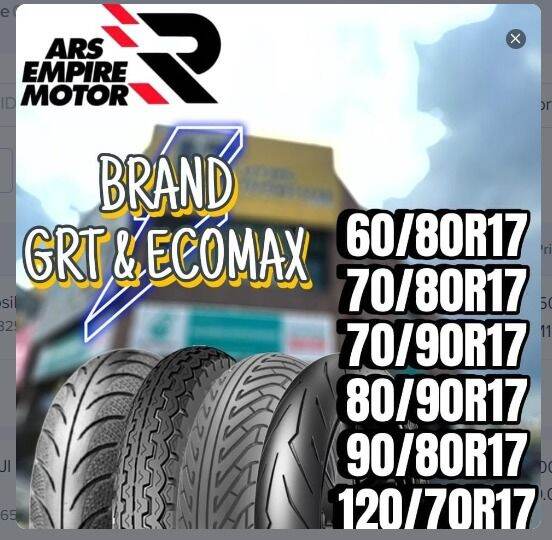 Tayar Motorsikal GRT EcoMax | Lazada