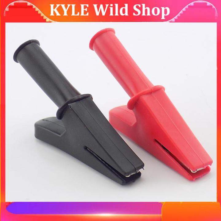 KYLE Wild Shop Test Probe Alligator Clip Banana Plug Cable Clips Socket ...