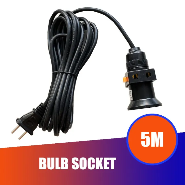 4 Meters On and Off Bulb Socket Extension Chord | Lazada PH
