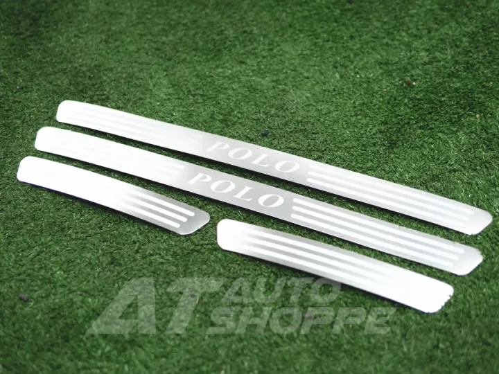 VW Volkswagen Polo Scuff Plate Chrome Set | Lazada