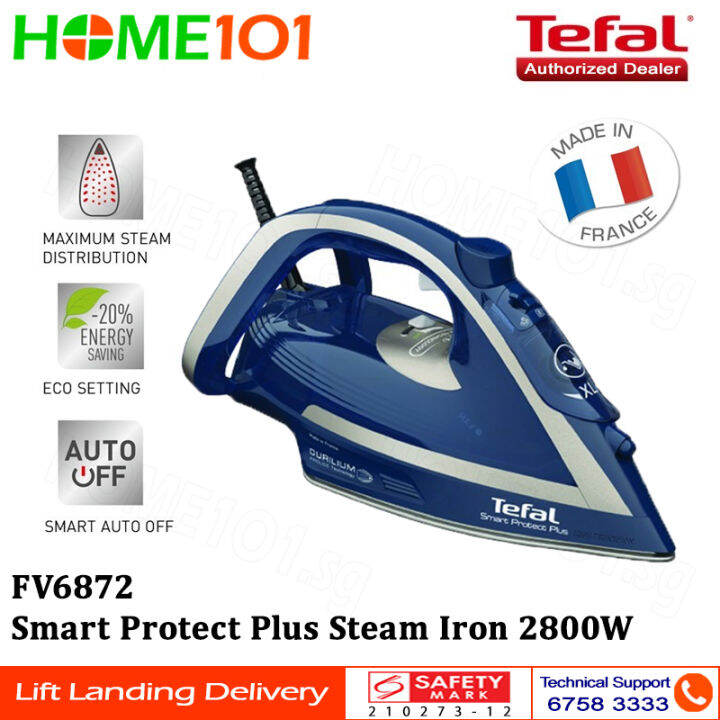 Tefal Smart Protect Plus Steam Iron 2800W FV6872 | Lazada Singapore