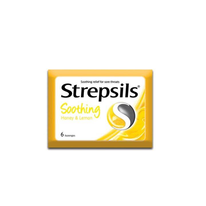 STREPSILS Lozenges Soothing Relief For Sore Throat Soothing Honey ...