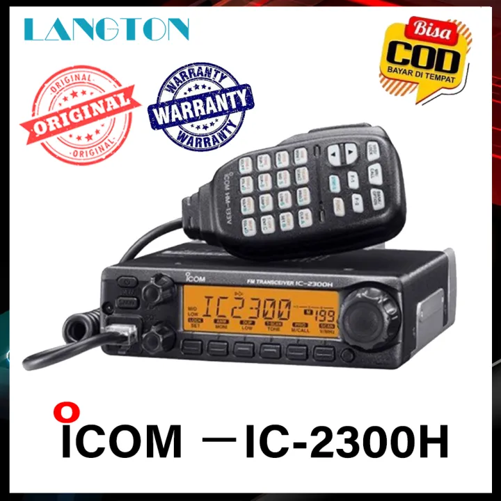 ICOM 2300H ic-2300H VHF 65w Original Made by Musen Channels207 IC2300 Mobile Radio | Lazada PH