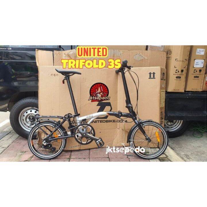Sepeda Lipat United Trifold 3S | Lazada Indonesia