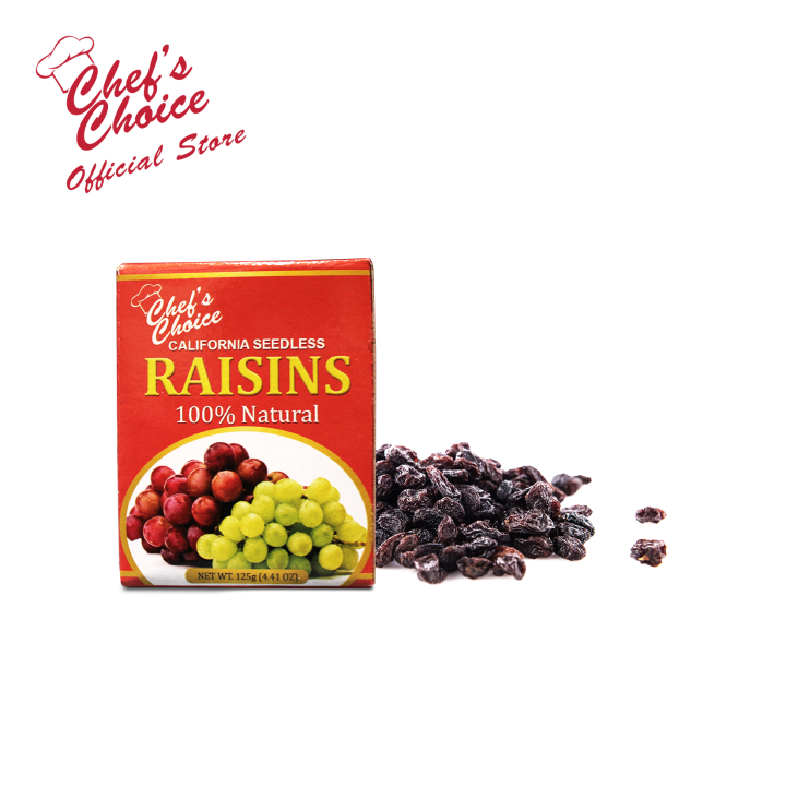 Chef's Choice California Seedless Raisins 125g | Lazada PH
