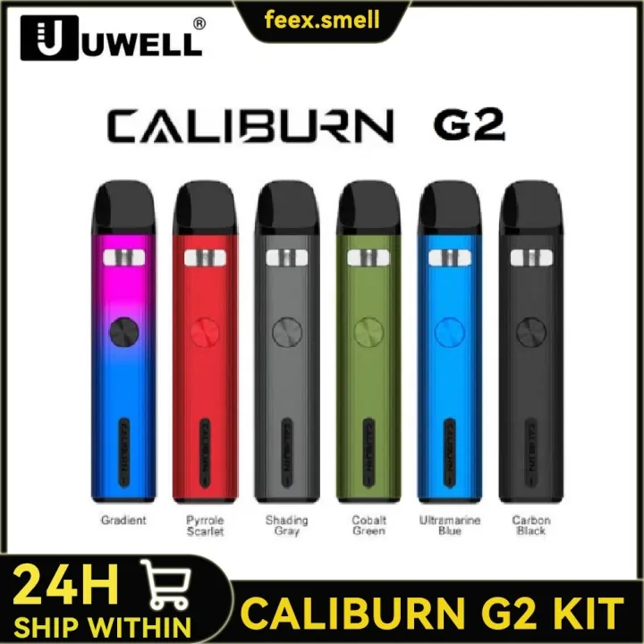 HOT [24H] UWELL CALIBURN G2 KIT VAPE SET 750MAH no Warranty 18W POD ...