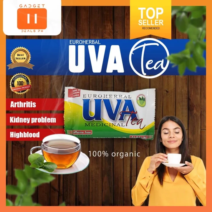 Uva Medicinal Tea 20 TEA Bags Per Sachet 100 Euroherbal Original UTI ...