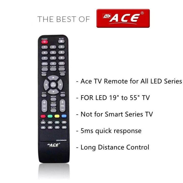 Ace TV LED Series Remote Controllers | Lazada PH