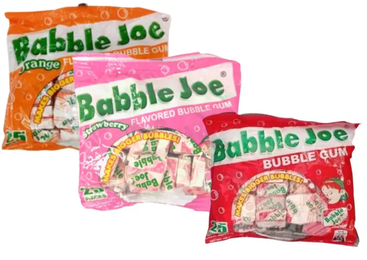 Babble Joe Bubble Gum 25 pieces each pack | Lazada PH