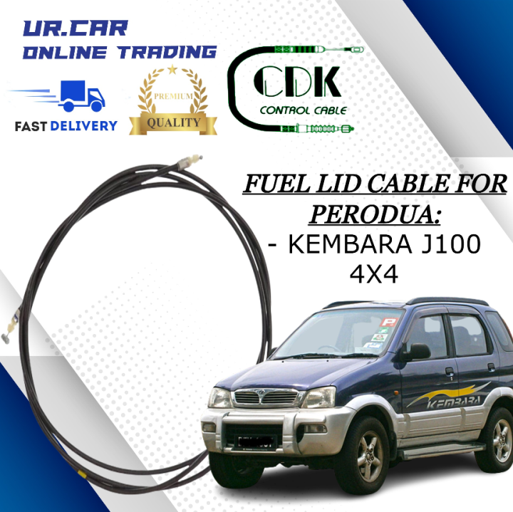CDK PERODUA KEMBARA J100 4X4 FUEL LID CABLE HIGH QUALITY PRODUCT READY STOCK IN MALAYSIA (PRICE ...