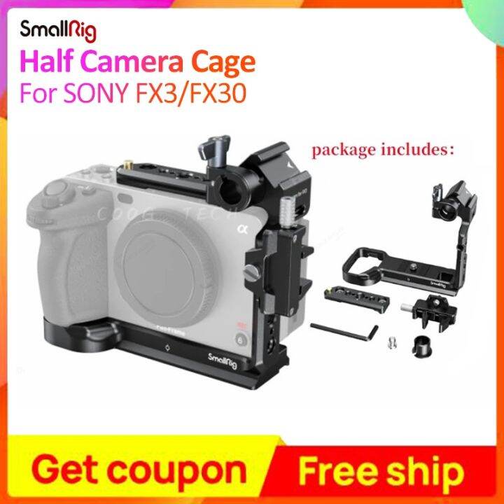 Smallrig Full Camera Cage For Sony FX3 FX30 With Cable Clamp Cold Shoe ...