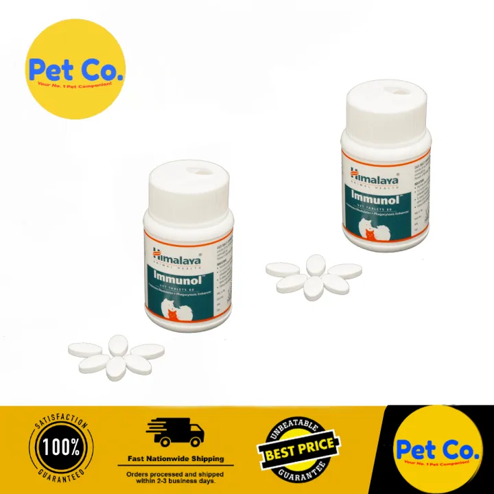 HIMALAYA Immunol 60Tablets for Cats and Dogs (Immunomodulator,Anti ...