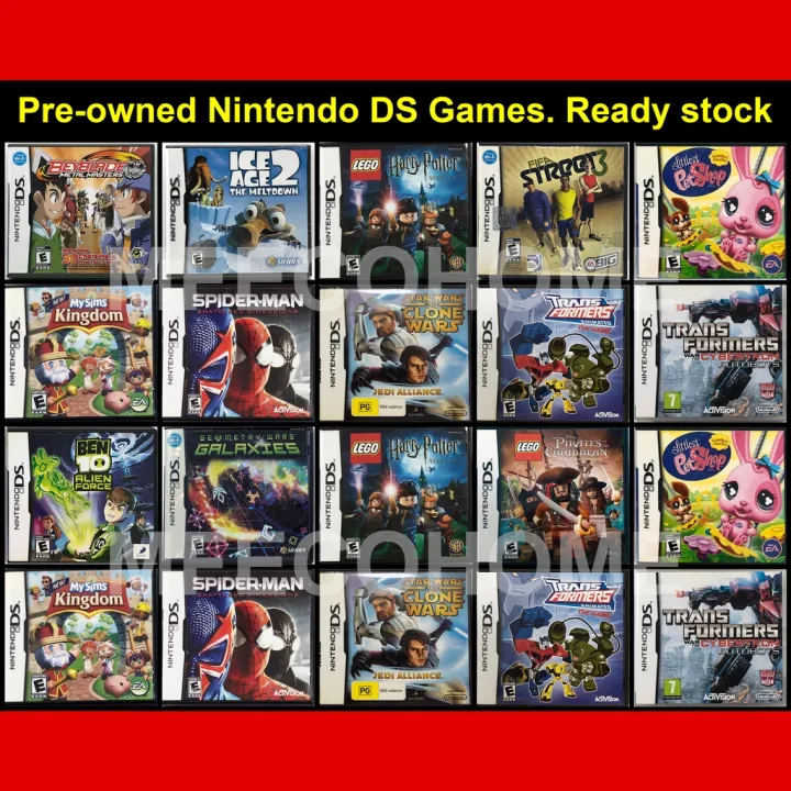 [Nintendo DS NDS Ready Stock] 3DS Compatible Ben 10 Lego My Sims ...