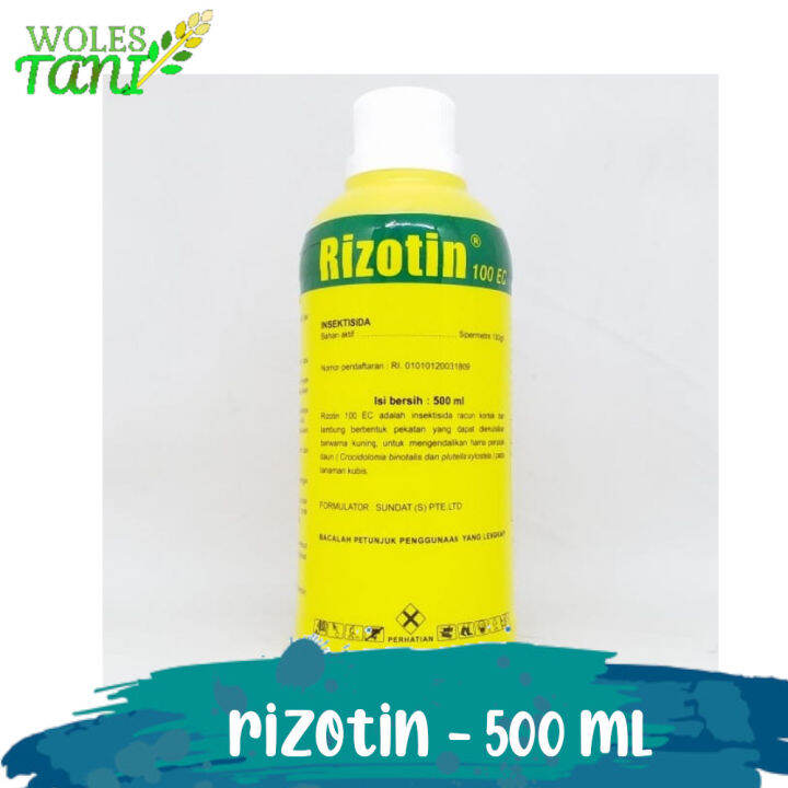 Insektisida Rizotin 500 ml Insektisida Ulat Grayak | Lazada Indonesia