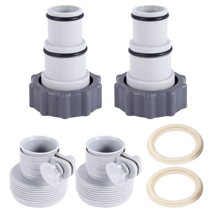 Replacement Hose Drain Plug Connector Adapter a W/Collar&B Kit Pool ... Replacement Hose Drain Plug Connector Adapter a W/Collar&B Kit Pool ...
