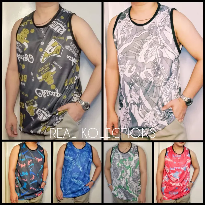SET OF 3 PRINTED DRIFIT SANDO FOR MEN | Lazada PH
