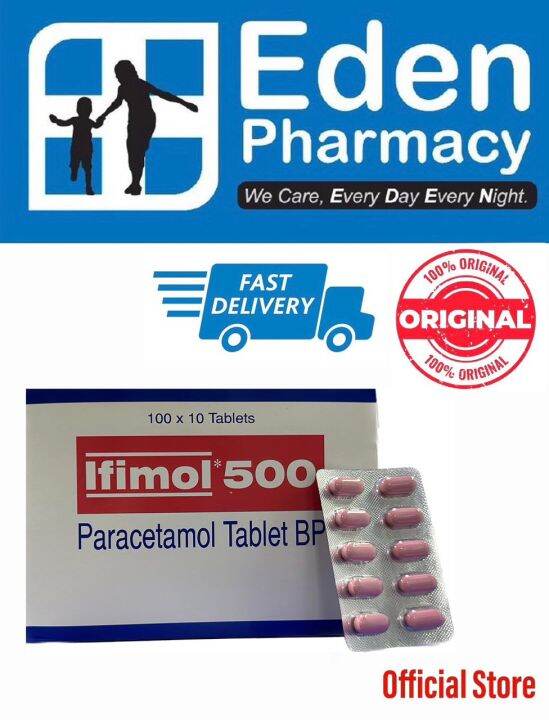 Ifimol 500mg (Paracetamol) STRIPS | Lazada