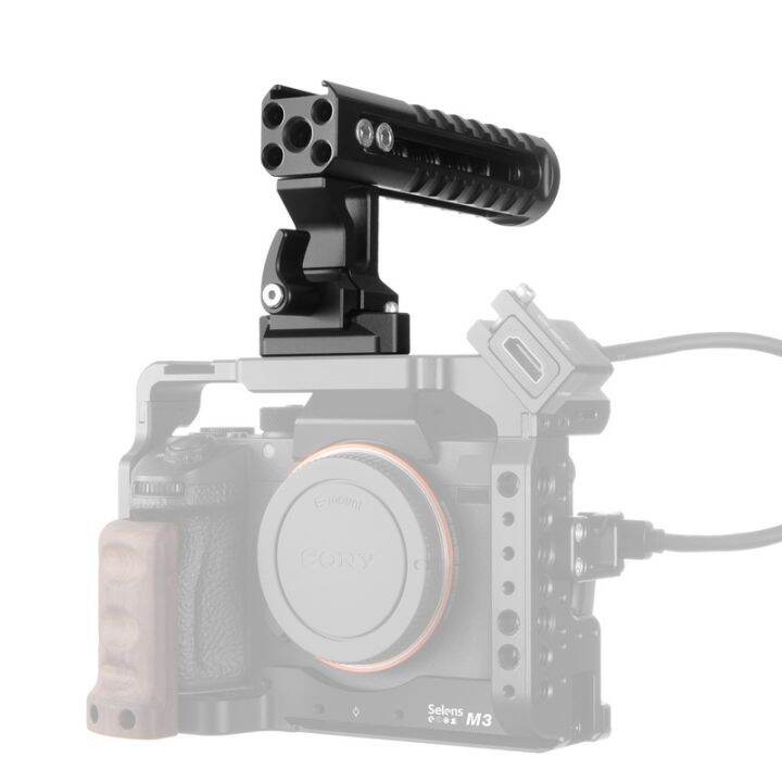 กล้องที่จับด้านบน Functional Camera Cage Handle Grip With Cold Shoe ...
