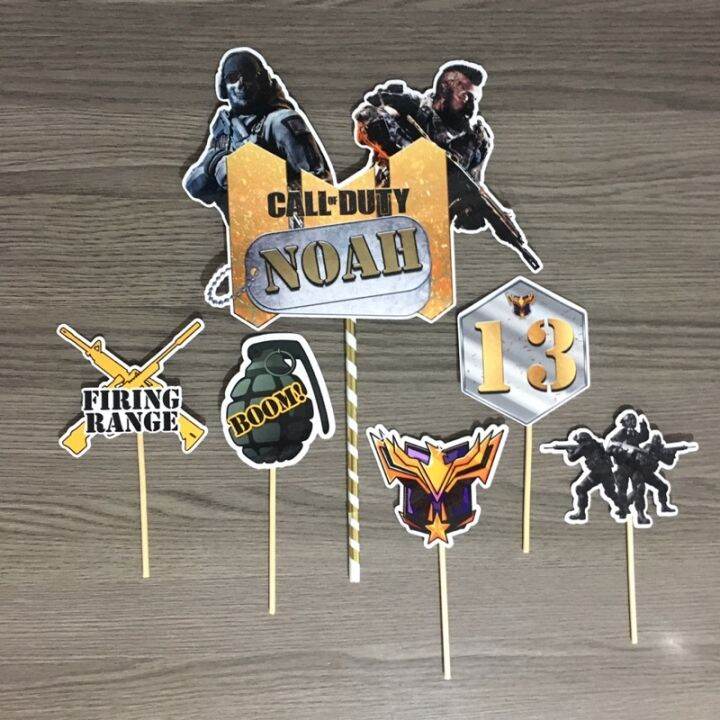 CALL OF DUTY COD Cake Topper Cupcake Topper | Lazada PH